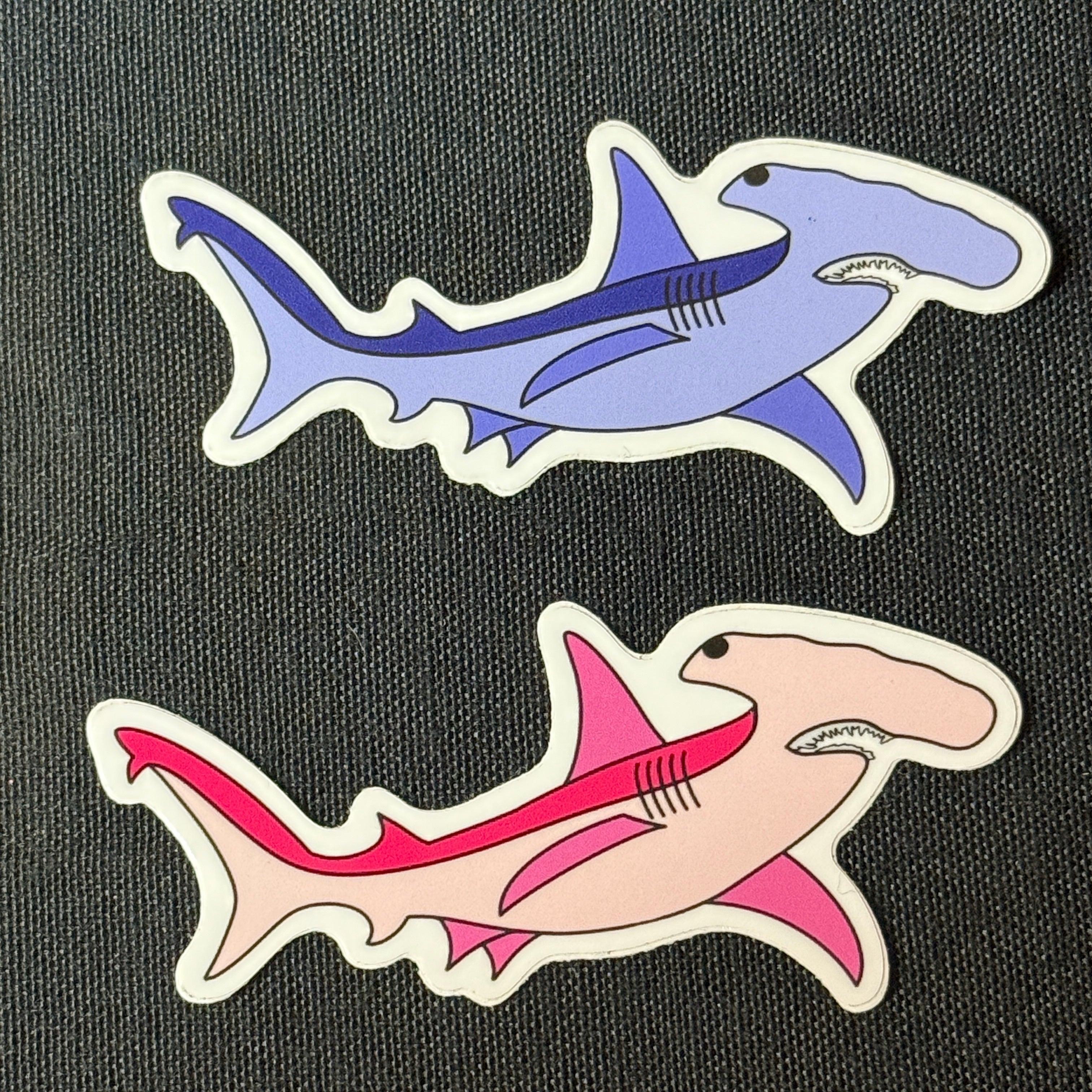 Hammerhead Shark Stickers | PawPins&Designs